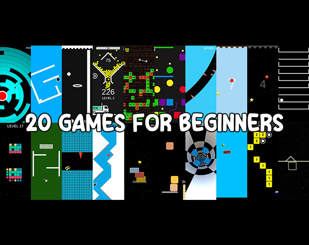 20 Games For Beginners - Unity Source Code by NeonSpaceFighter