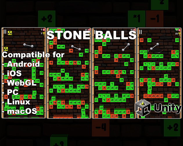 Stone Balls - Unity Indie Game Source Code by NeonSpaceFighter