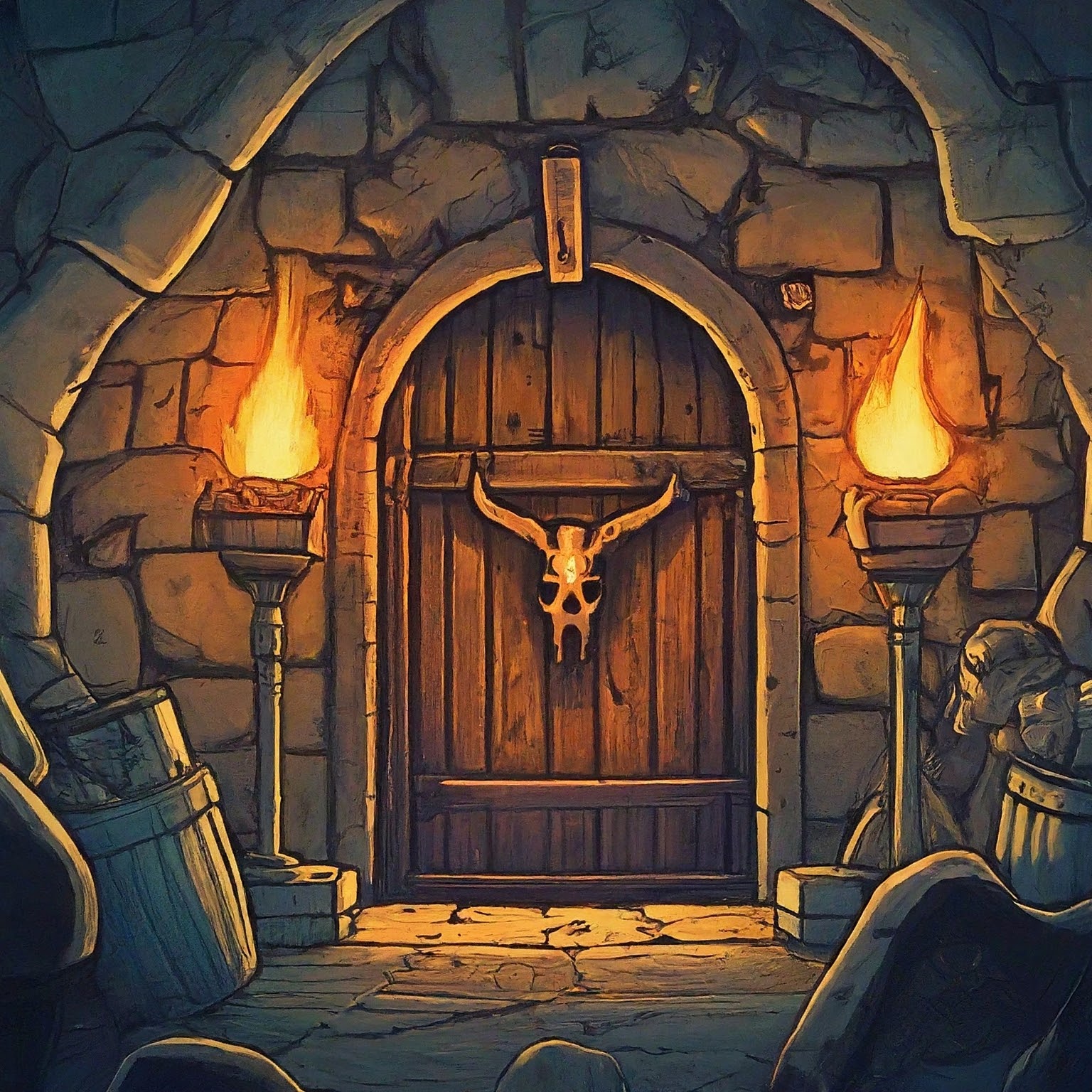 Free CC0 Dungeon Backgrounds Pack by The Outlander