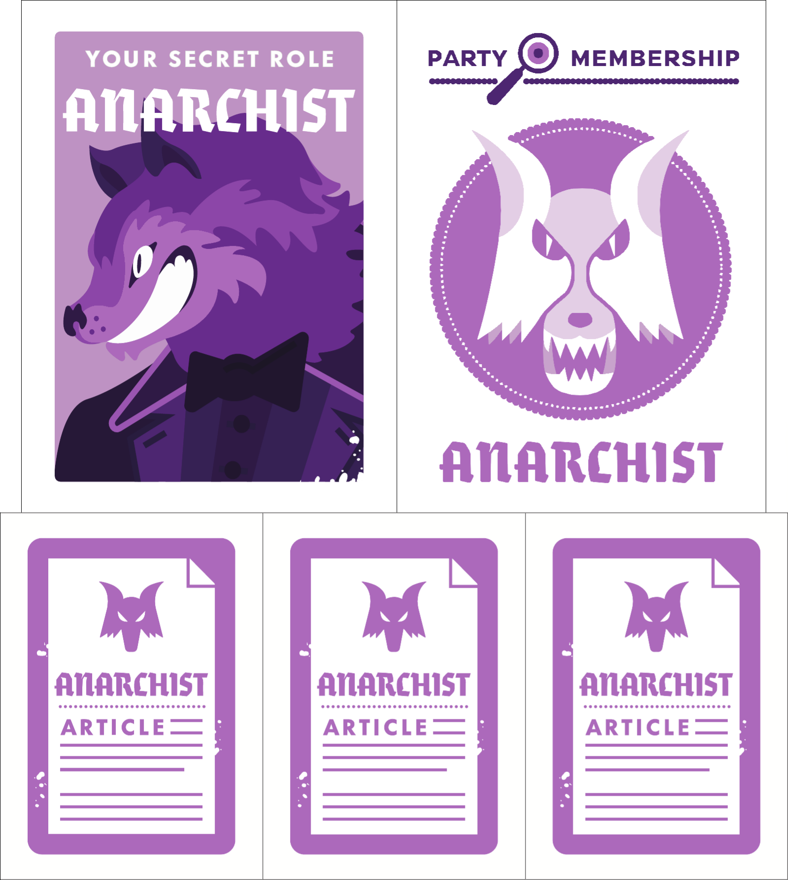 Secret Hitler Anarchist Expansion by ZiggyZagga