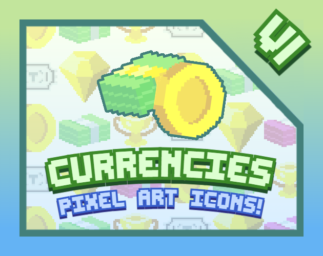 Pixel Art Icons: Currencies by Out Crash Studios