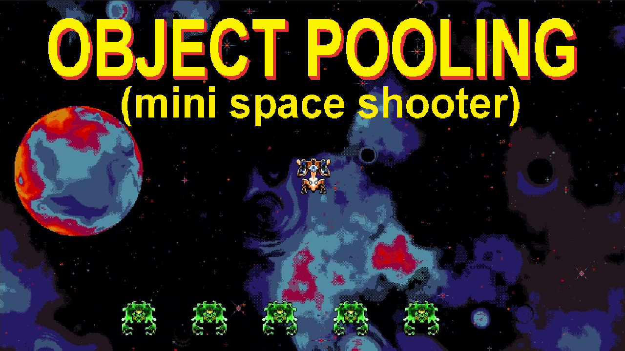 Space Shooter with Object Pooling by gamecodelibrary