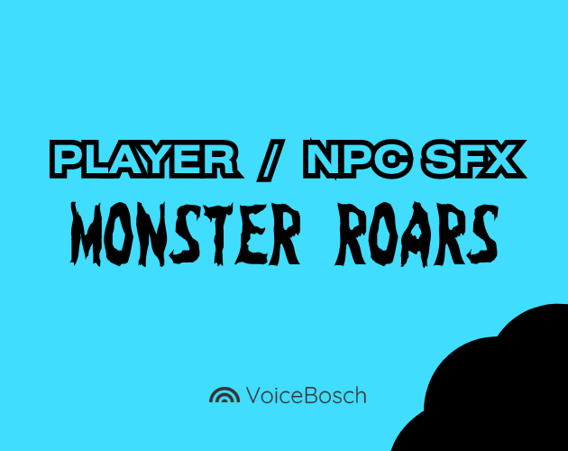 MONSTER ROARS - Audio Pack by VoiceBosch