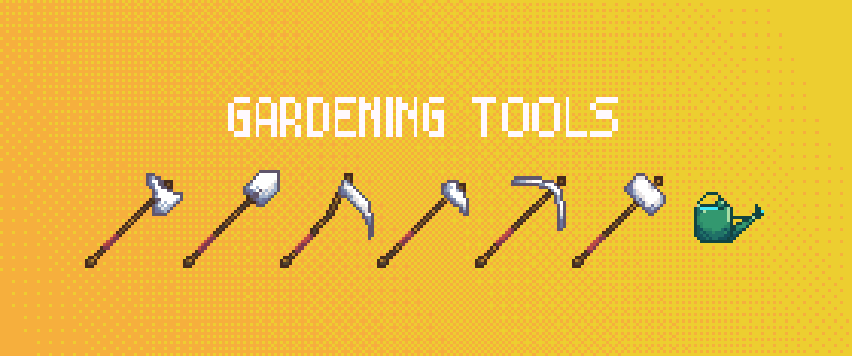 Free Gardening Tools Assets (32x32) by Itsumi Len