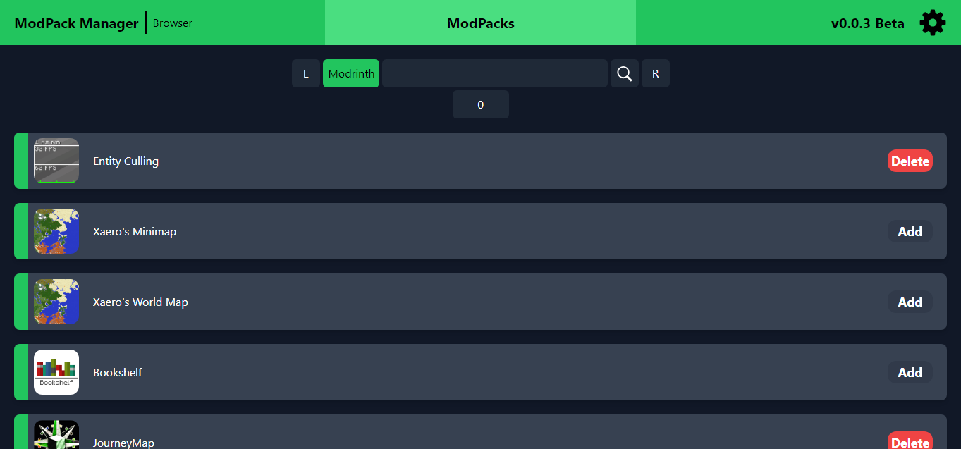 Modpack Manager by TheLite