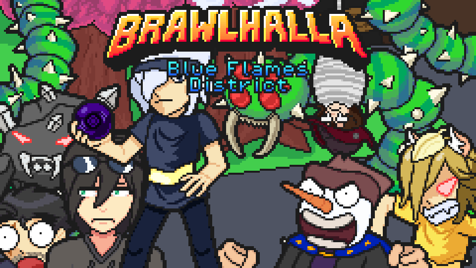 Brawlhalla: Blue Flames District by bartuscus