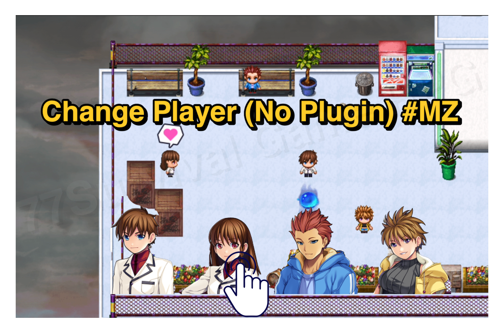 Change Player (No Plugin)#MZ by 77Survival