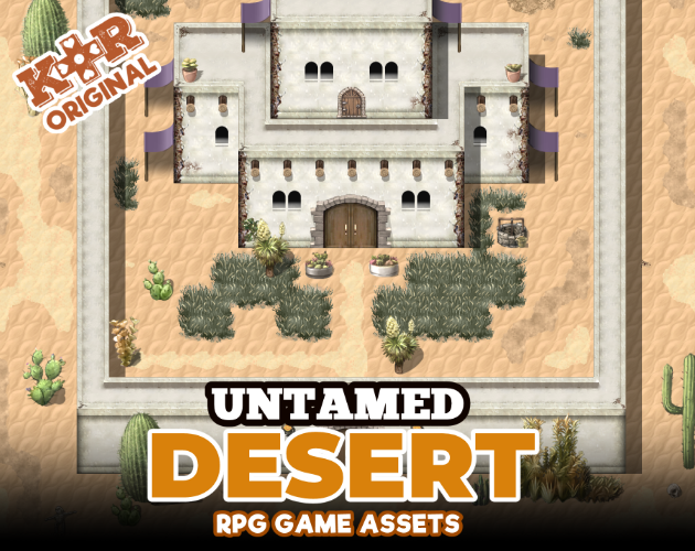 KR Untamed Desert Tileset for RPGs v2! by Kokoro Reflections