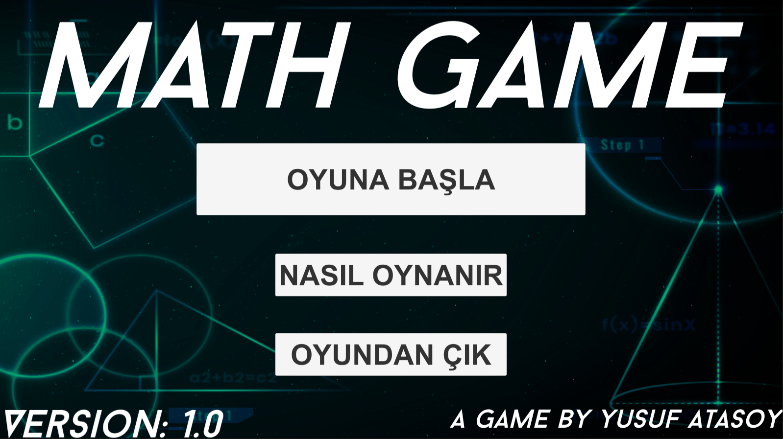 Math Game by Yusuf Atasoy