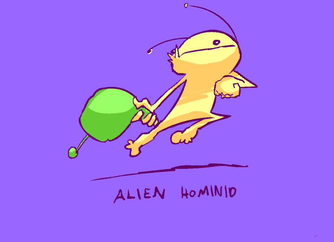 Alien Hominid by Newgrounds Game Arhcive!