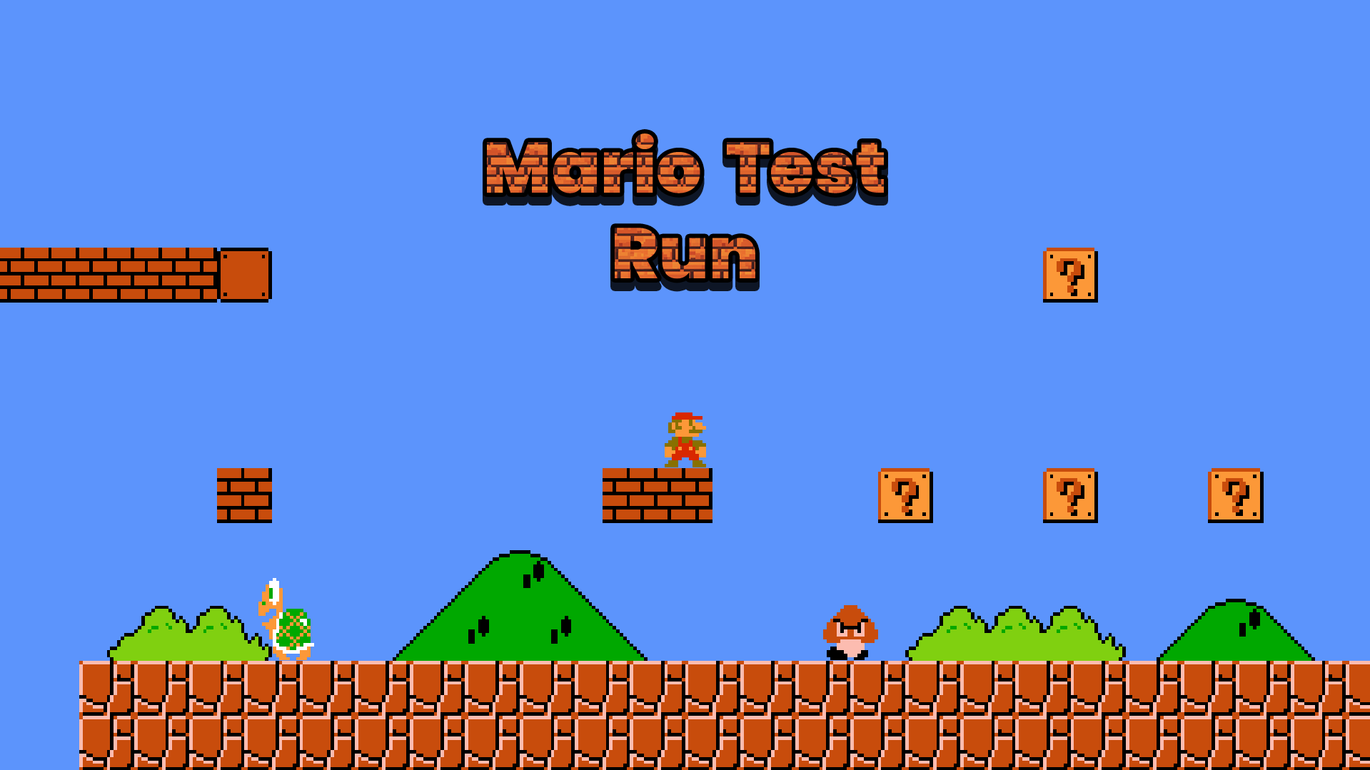 Mario Test Run - Prototype by keen