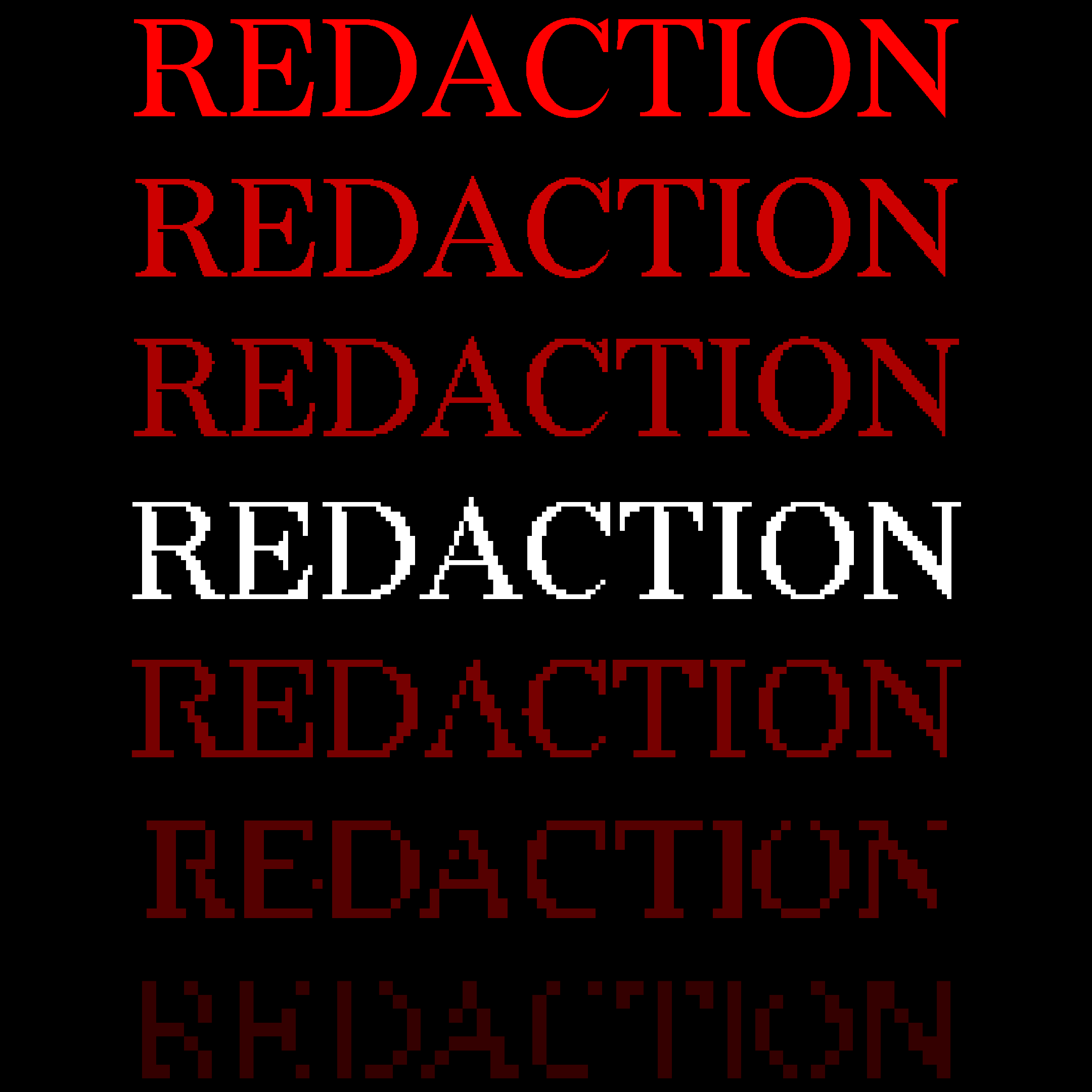 REDACTION by Hidden Arts