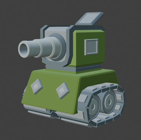 ·3D Cartoon Tank· by Drawing Cat