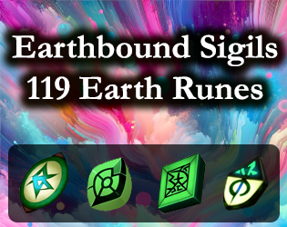 Earthbound Sigils - 119 Earth Runes [512x512 Icons] [Hybrid AI\Human ...