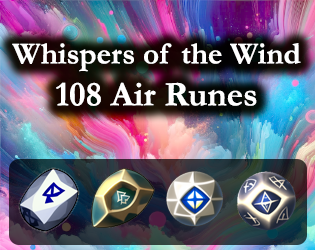 Whispers of the Wind - 108 Air Runes [512x512 Icons] [Hybrid AI\Human ...