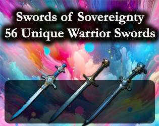 Swords of Sovereignty - 56 Unique Warrior Swords [512x512 Icons ...