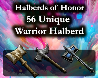 Halberds of Honor - 56 Unique Warrior Halberd [512x512 Icons] [Hybrid AI\Human] by The Circle ...
