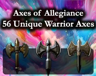 Axes of Allegiance - 56 Unique Warrior Axes [512x512 Icons] [Hybrid AI ...