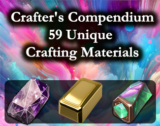 Crafter's Compendium - 59 Unique Crafting Materials [512x512 Icons ...