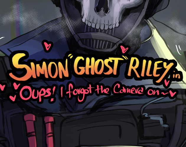 Simon Ghost Riley in oups i forgot the camera on, nsfw comic by ioana Art
