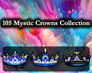 105 Mystic Crown Collection [512x512 Icons] [Hybrid AI\Human] by The ...