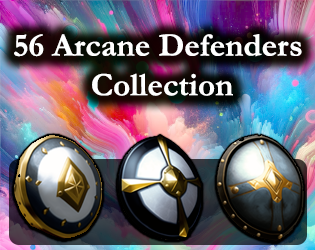 56 Arcane Defenders Collection [512x512 Icons] [Hybrid AI\Human] by The Circle - Games Assets ...