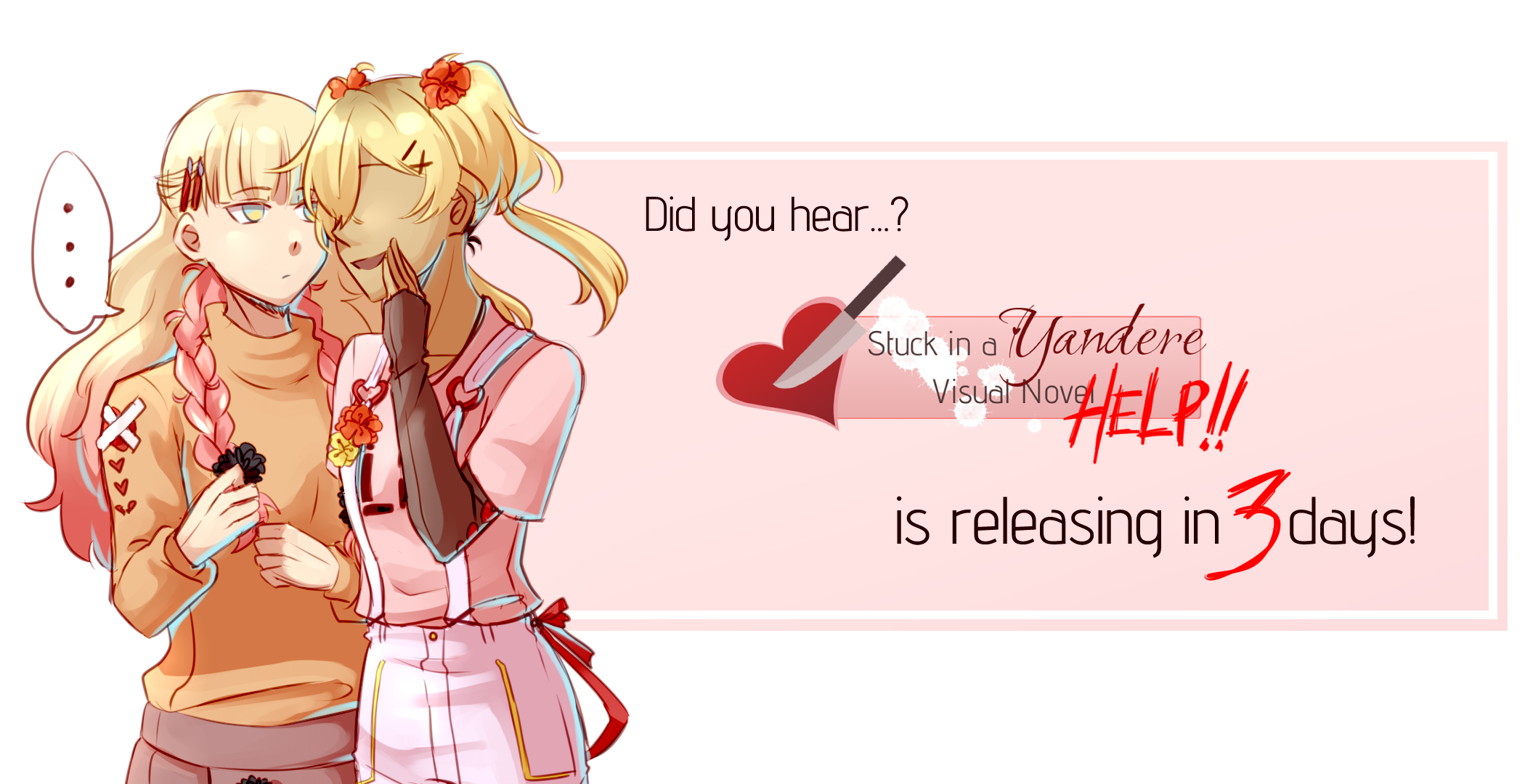 Full Game NOW AVAILABLE!! 🎉🎉 - Stuck in a Yandere Visual Novel... HELP ...