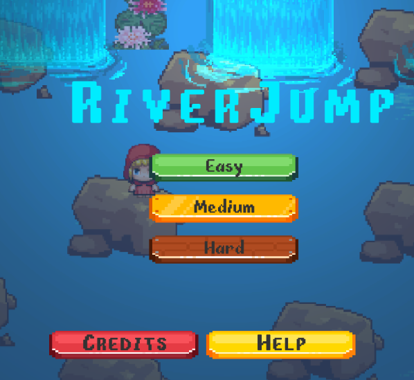 RiverJump - Pixel Game Jam (2024) by pikkuArtsi