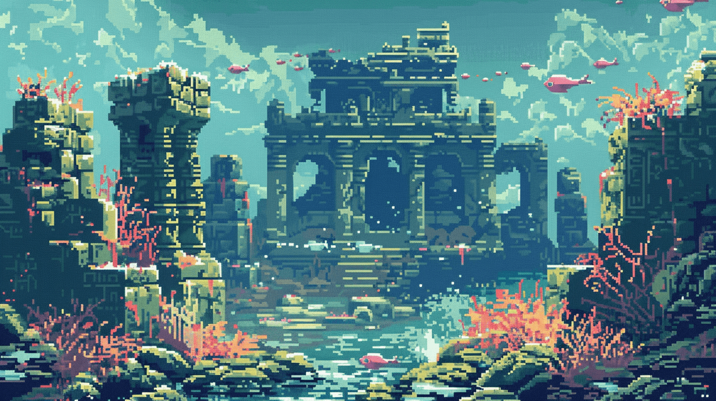 Atlantis Arena by mollimers for Bullet Hell Jam 5 - itch.io