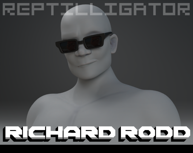 R. Rodd Human ( Blender ) by Reptilligator