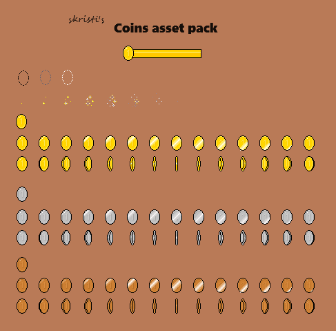 skristi's Coins asset pack by skristi