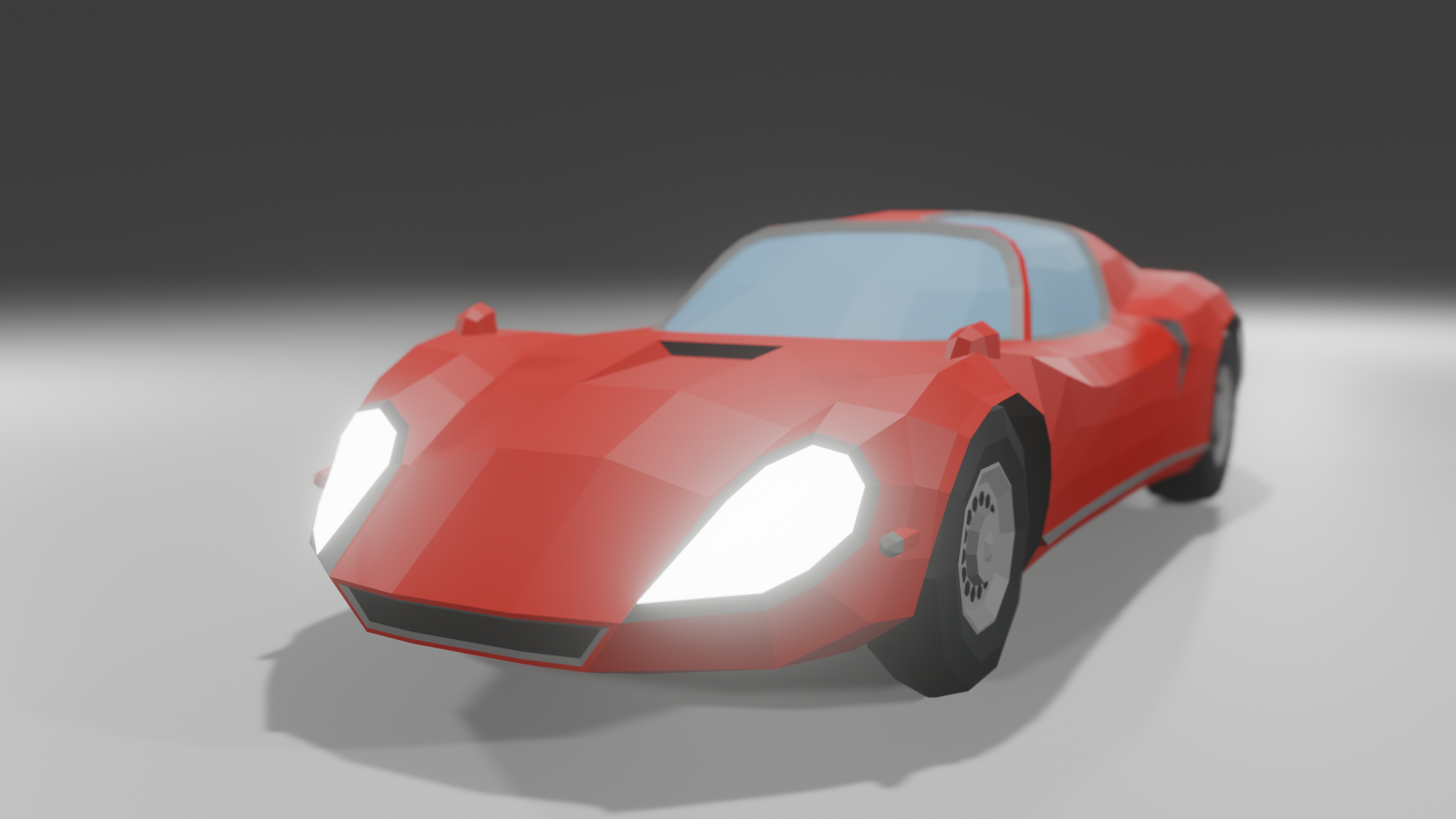 Alpha Romeo Low Poly Car by SoulStriker333