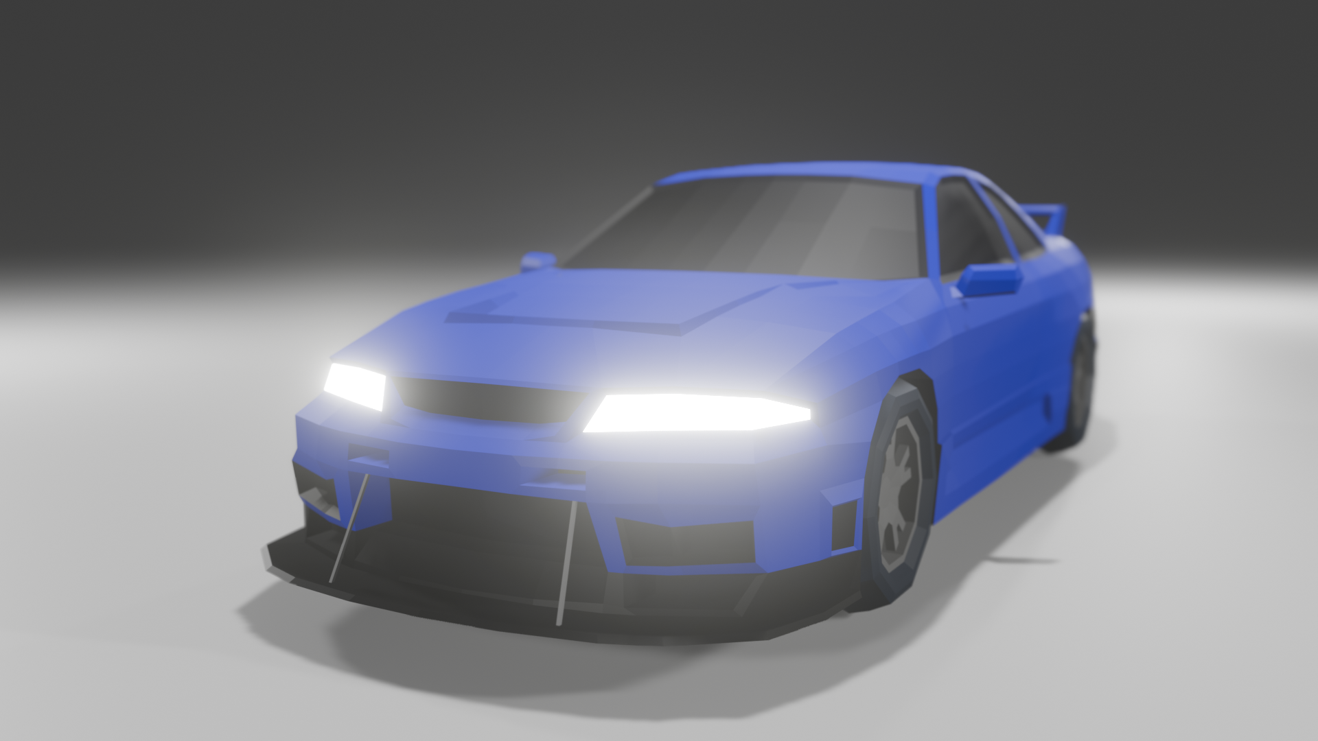 Nissan Skyline GTR R33 Car Low Poly by SoulStriker333