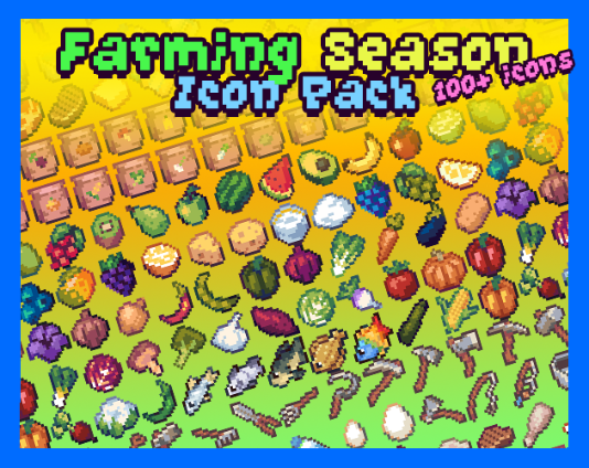 Farming Season Icon Pack (100+ farm-related icons) by Kazzter
