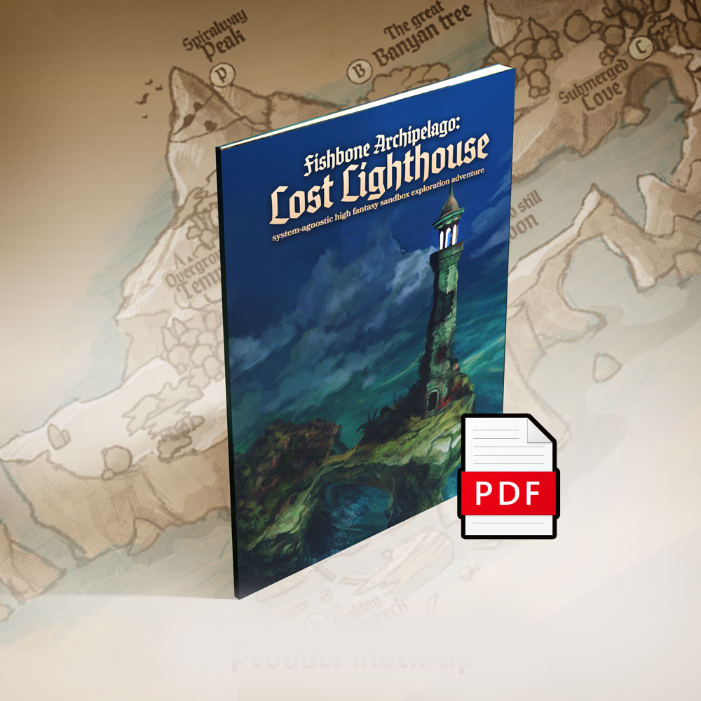 Fishbone Archipelago: Lost Lighthouse by Mikhail Malkin