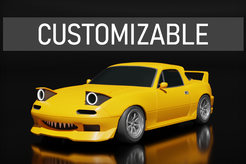Customizable JDM Car – NA5 by Pauglin