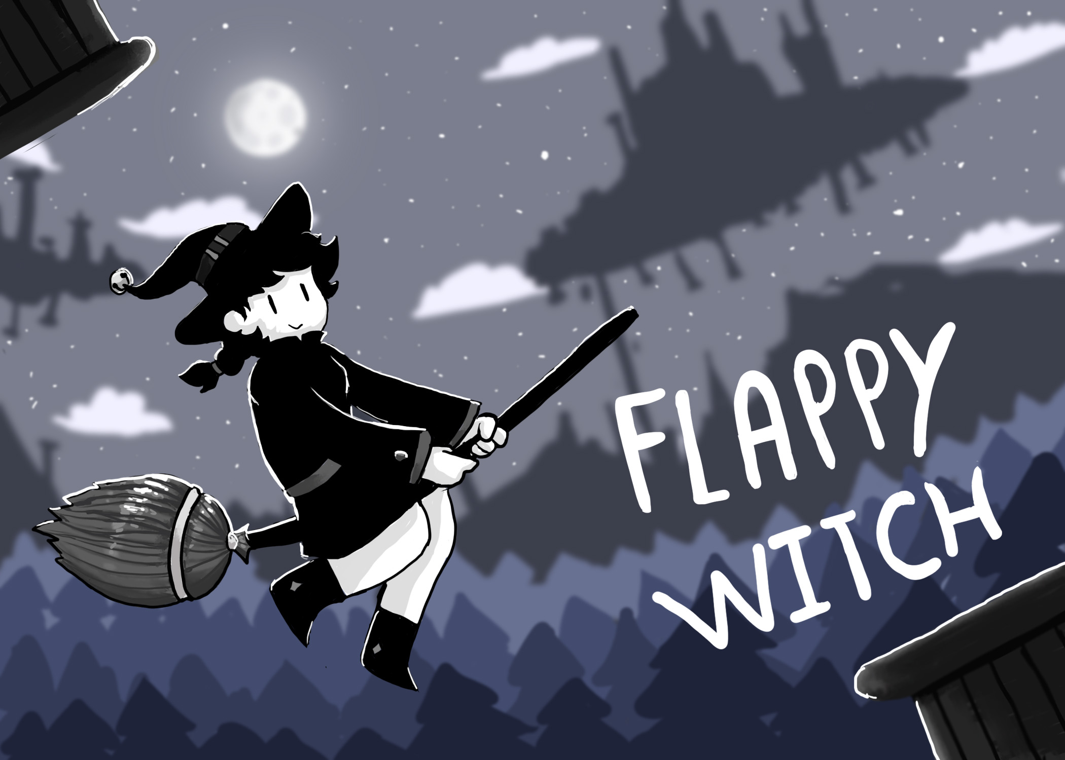 Flappy Witch by LunaLamb06 Flappy Witch by LunaLamb06