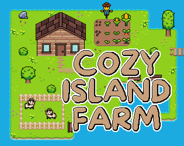 Cozy Farm Island by aidannieve