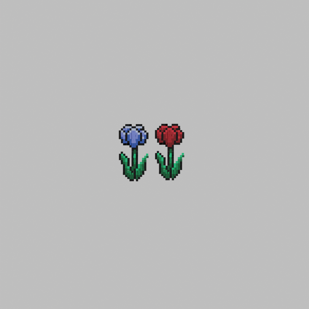 2.5D Pixel Flowers Asset by MNHmomo