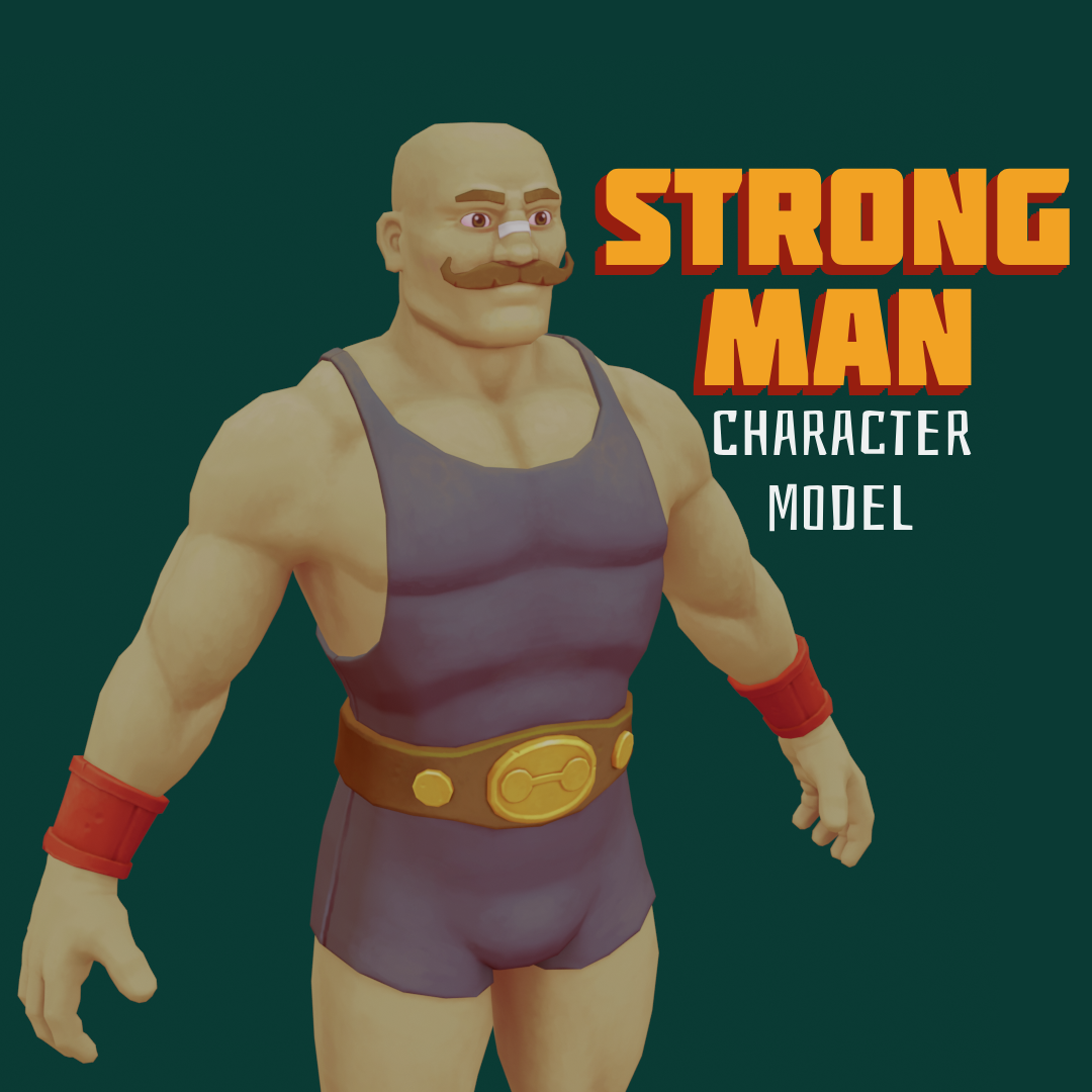 Strongman 3D Model by Groovymcgee