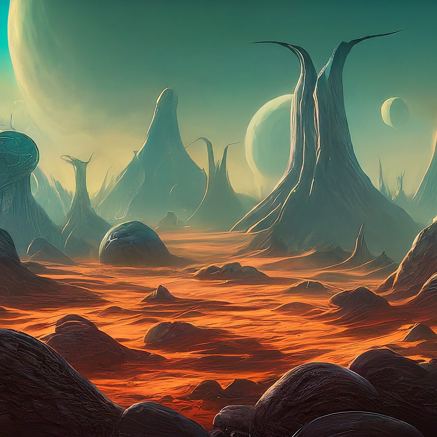 Free CC0 Alien World Backgrounds Pack by The Outlander