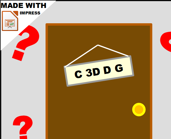 Causal 3D door game (Libreoffice IMPRESS Edition) by DGToast