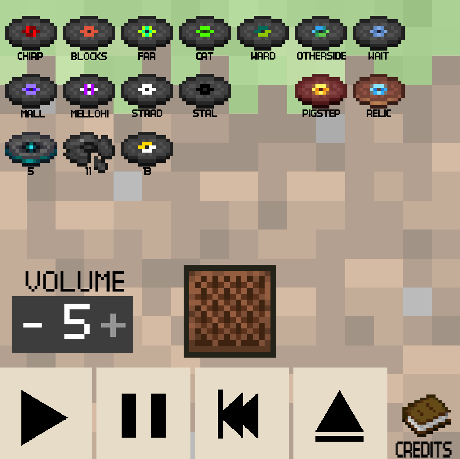 MINECRAFT JUKEBOX by EXX1987