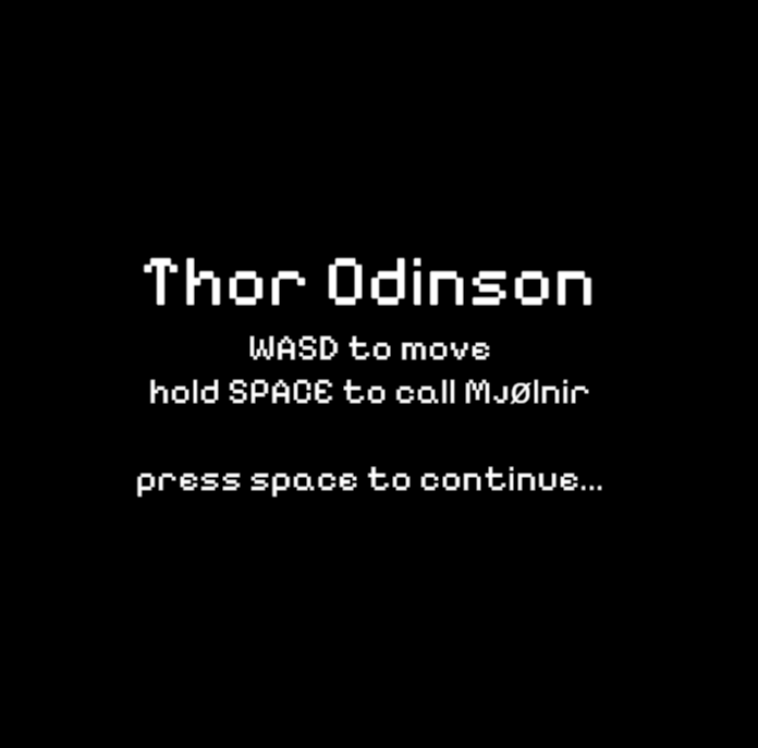 Rate Thor Odinson by Game Bang Theory for Cool Code Jam v3.0 - itch.io