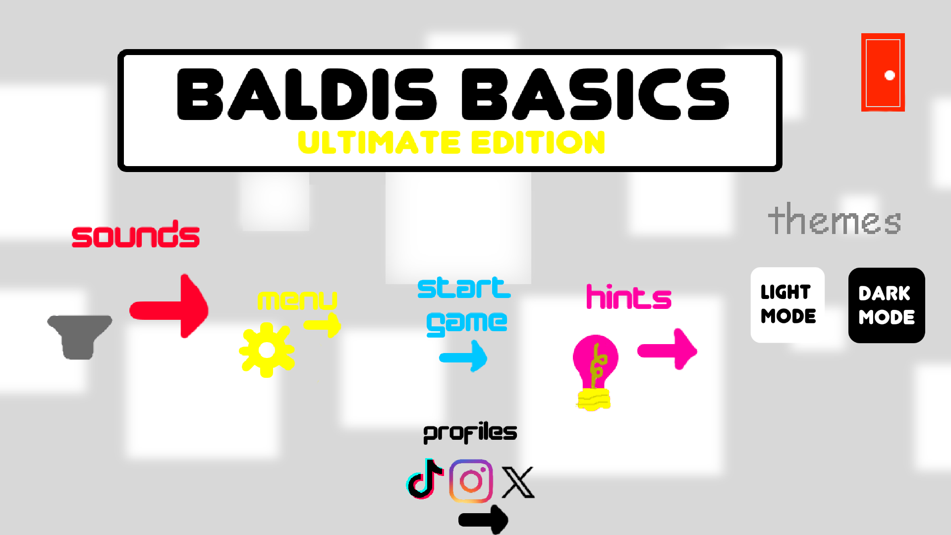 giant update is here! - Baldi's basics ultimate version by Nelson