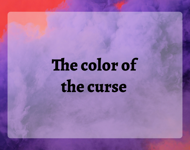 The color of the curse by KURAGARI