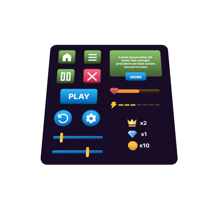 Simple UI by GatsbyF Simple UI by GatsbyF