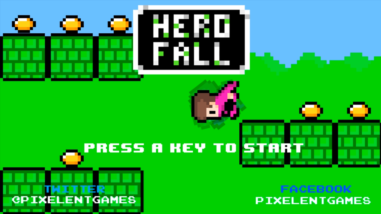 Hero Fall by PixelentGames for Indie Game Making Contest 2018 - itch.io