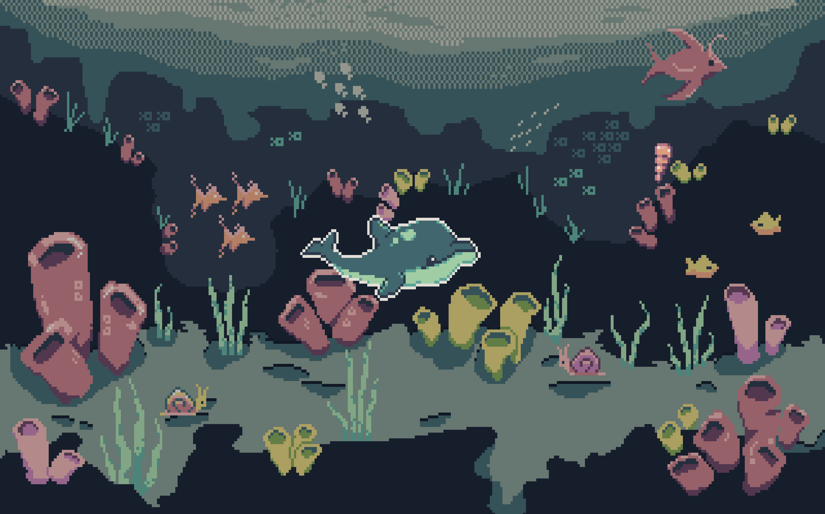 Rate Ocean Creatures by Ethanbaechtold for Mini Jam 159: Ocean - itch.io