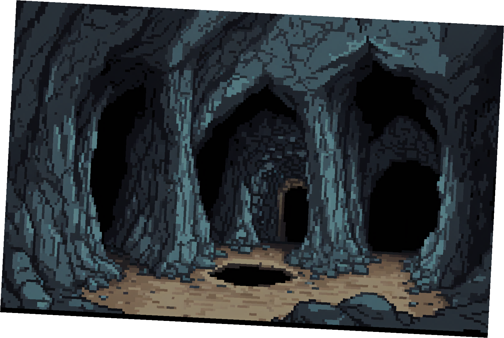 6 beautiful Dark Cave Backgrounds Assets - Pixelart / Pixel Art sprite Fantasy Cavern Pack RPG ...